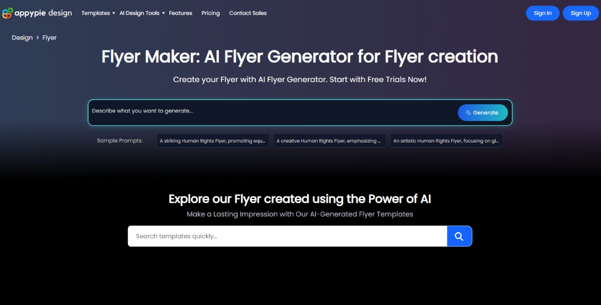 AI Flyer Maker : Create Free Flyers in Minutes