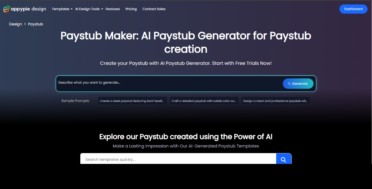 AI Paystub Maker : Create Free Paystubs in Minutes