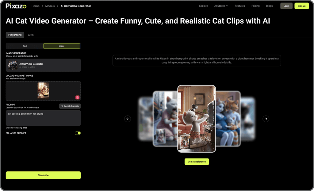 AI Cat Video Generator | Create Funny & Viral Cat Videos with AI