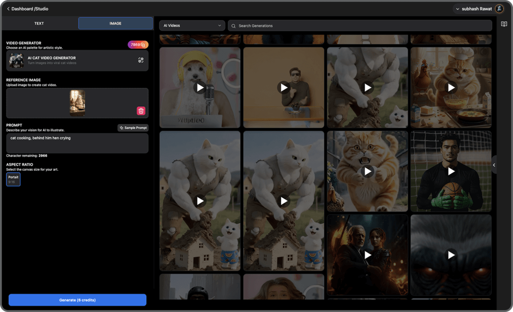 AI Cat Video Generator | Create Funny & Viral Cat Videos with AI