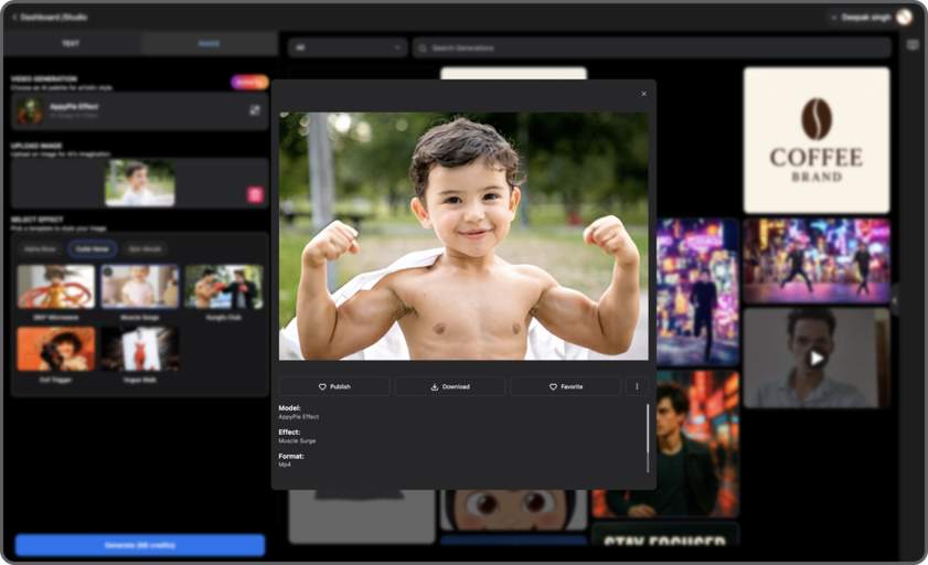 AI Effect Generator | Create Stunning Effects with Pixazo's AI Tool