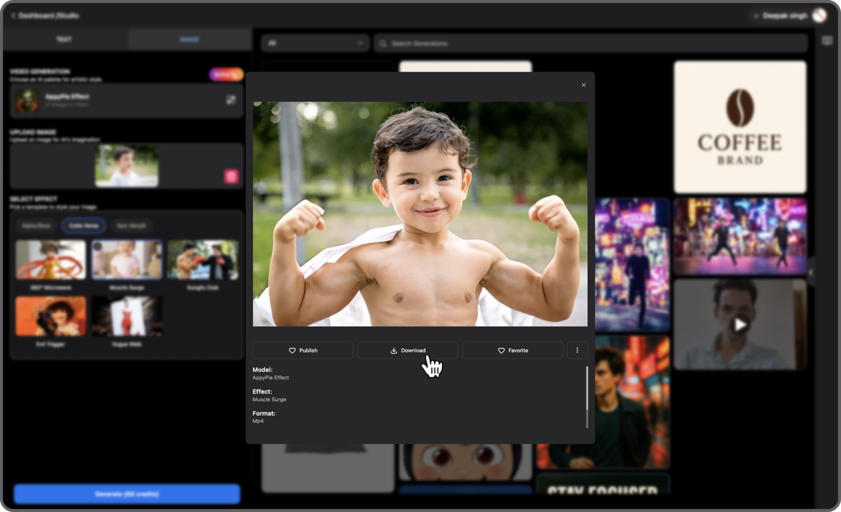 AI Effect Generator | Create Stunning Effects with Pixazo's AI Tool