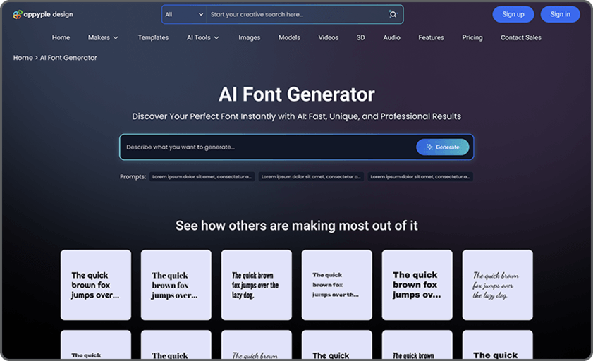 AI Font Generator: Get Fancy Fonts with Free AI Font Maker