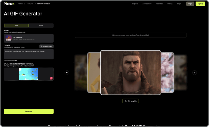 AI GIF Generator: Text to Animated Gif with Free AI GIF Maker