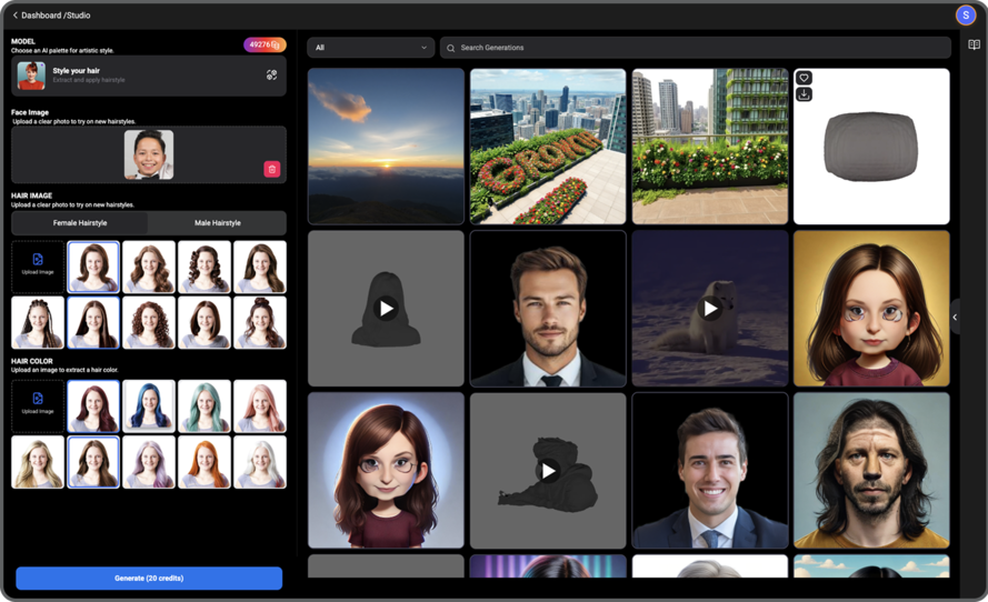 AI Hairstyle Changer | Try Virtual Hairstyles Online for Free