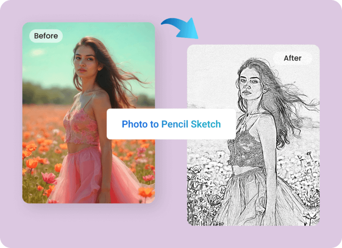 Photo to Sketch AI | Convert Image to Pencil Sketch Free